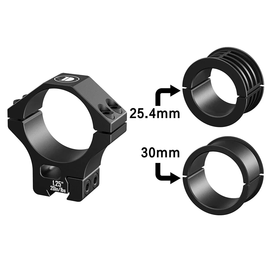 DISCOVERYOPT Multi-Compatible Mount for Dovetail Rails Scope Rings for ...